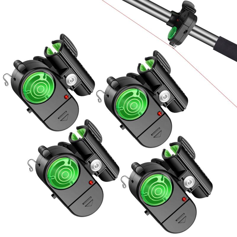 4pc Waterproof Electronic Fishing Rod Alarm Bell, Fishing Tool, Fish ...