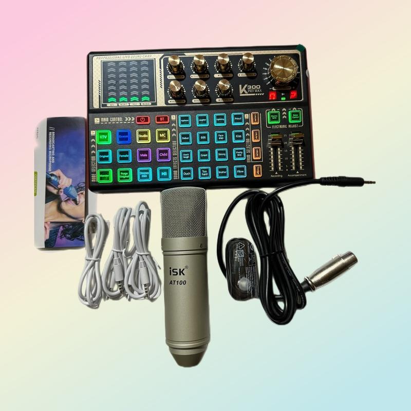 Combo K300 pro max mic AT100 đủ phụ kiện Thu Âm - TikTok Shop Vietnam