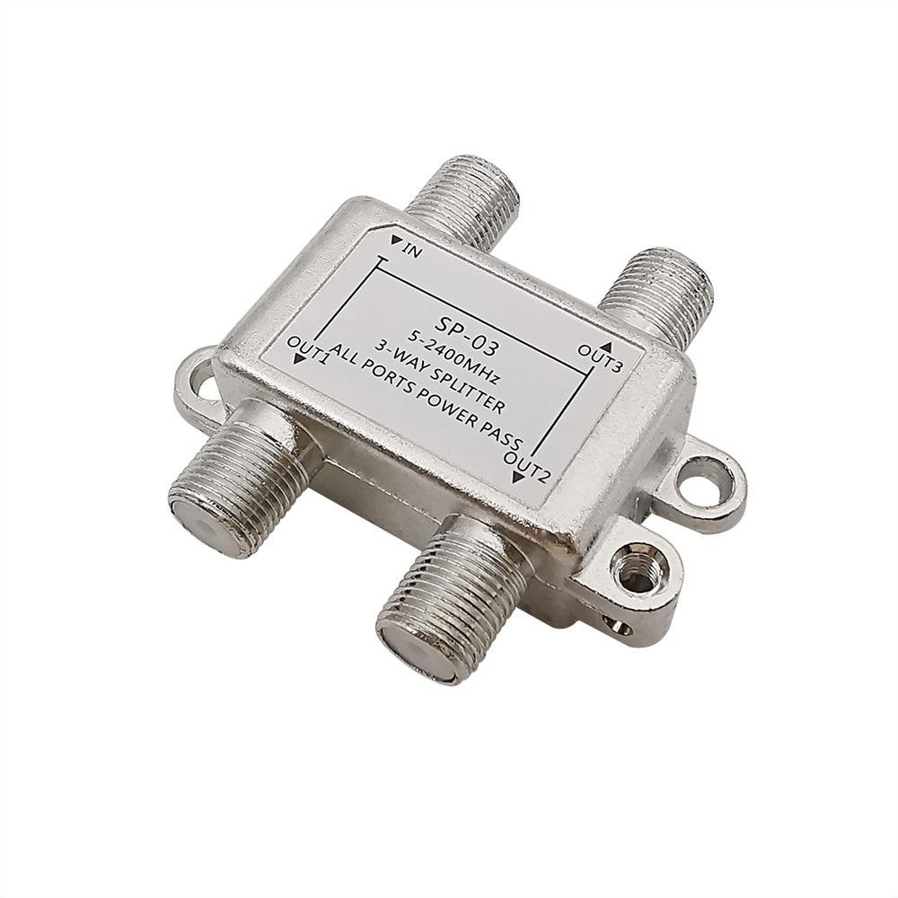 2/3/4 Way TV Antenna Satellite Splitter Coaxial Cable Antenna Cable TV ...