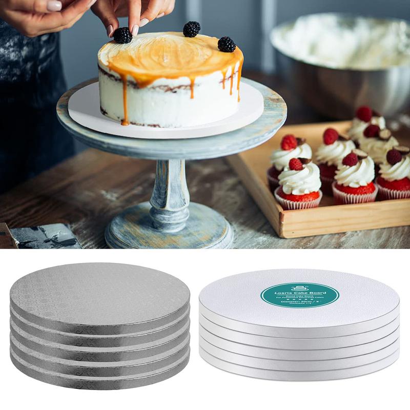 Papan Kek Putih, Ku.Q-5Pcs / Set, Kalis Minyak, Tidak Melekat, - TikTok ...
