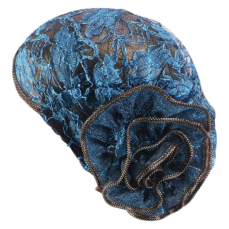 Large Flower Lace Turbans Hats Women Beauty Headwrap Lace Ha - TikTok ...