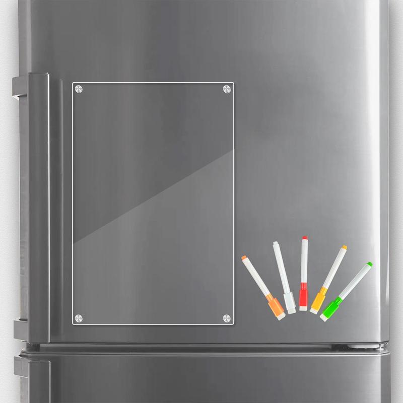 Magnetic Dry Erase Note Board for Refrigerator, 1 Set 30cm*20cm ...