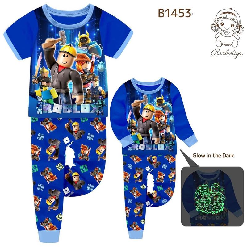 B1453 Roblox Friends Glow in the Dark Sleepwear / Baju Tidur - TikTok ...