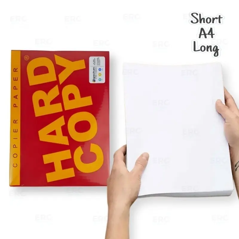 Hard Copy 50 100 200 Sheets, Short A4 Long Bond Paper 70gsm Letter ...