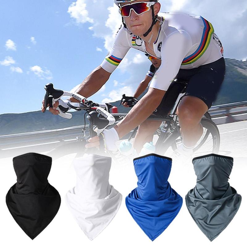 Ice Silk Sunscreen Face Mask Bicycle Anti-UV Cover Cycling Breathable ...