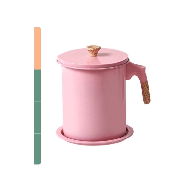 Stainless Steel Oil Cup Oil Filter Pot Oil Storage Cup With Fine ...