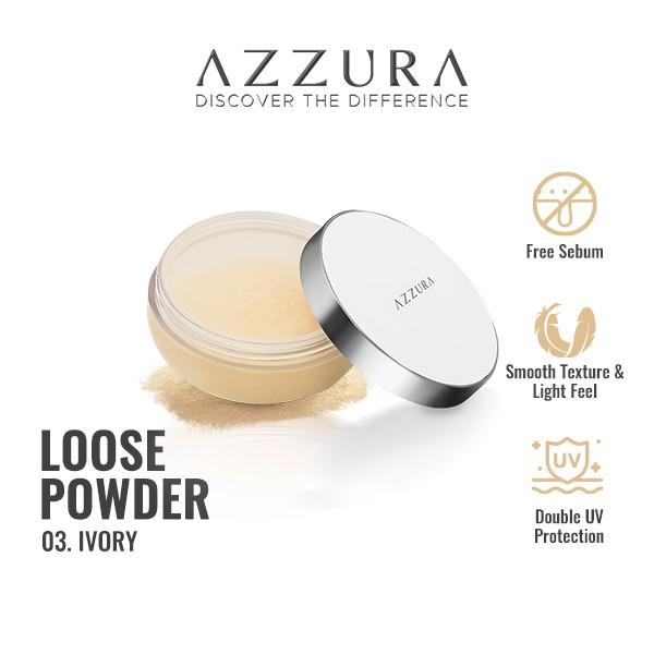 Jual AZZURA Loose Powder Bedak Tabur - 03 IVORY - Kab. Tangerang ...