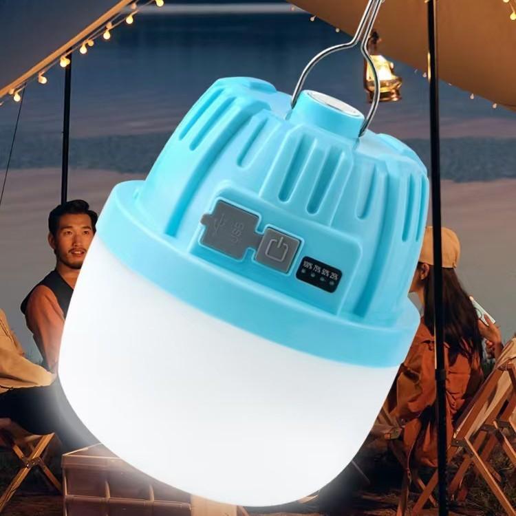 READY STOCK 300W Portable Usb Led Bulb Rechargerable Lamp Charging ...