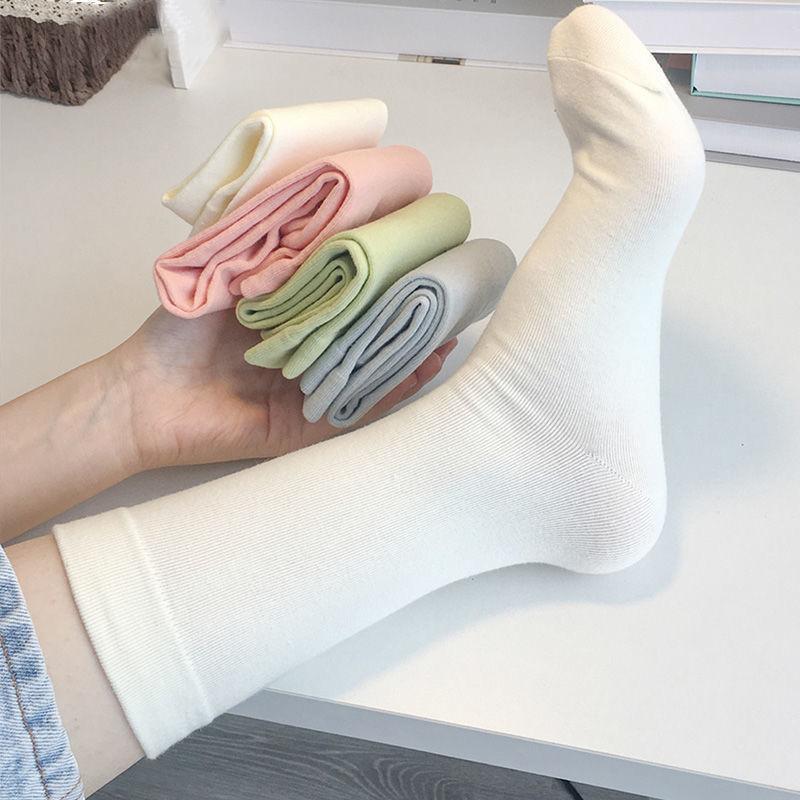 2024 Summer New Candy Color Puff Little Fairy White Socks Women's ...