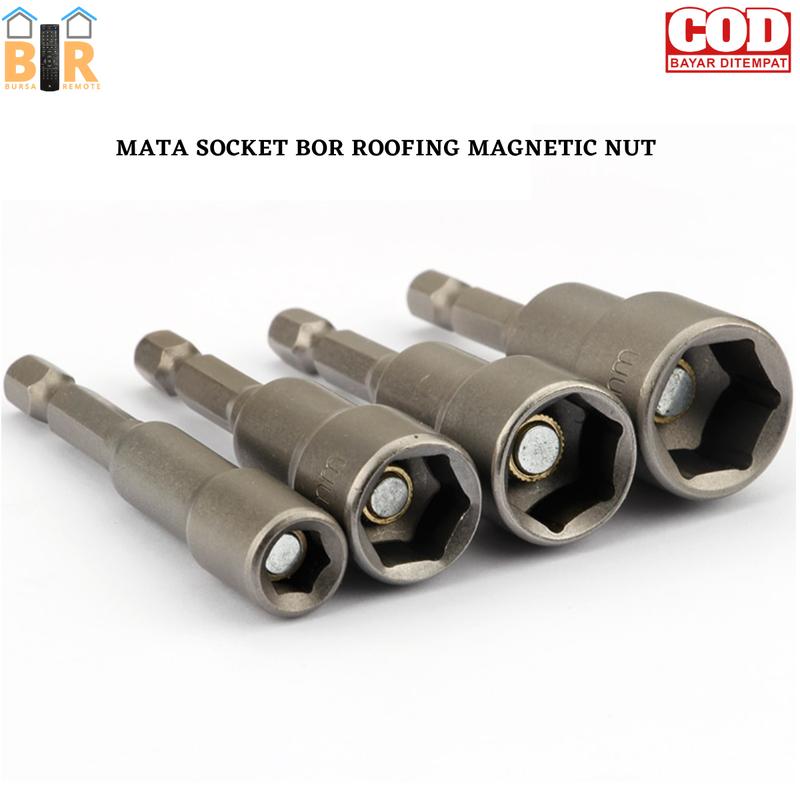 Mata Socket Bor Roofing Magnetic Nut Setter - Magnetik Mur Driver ...