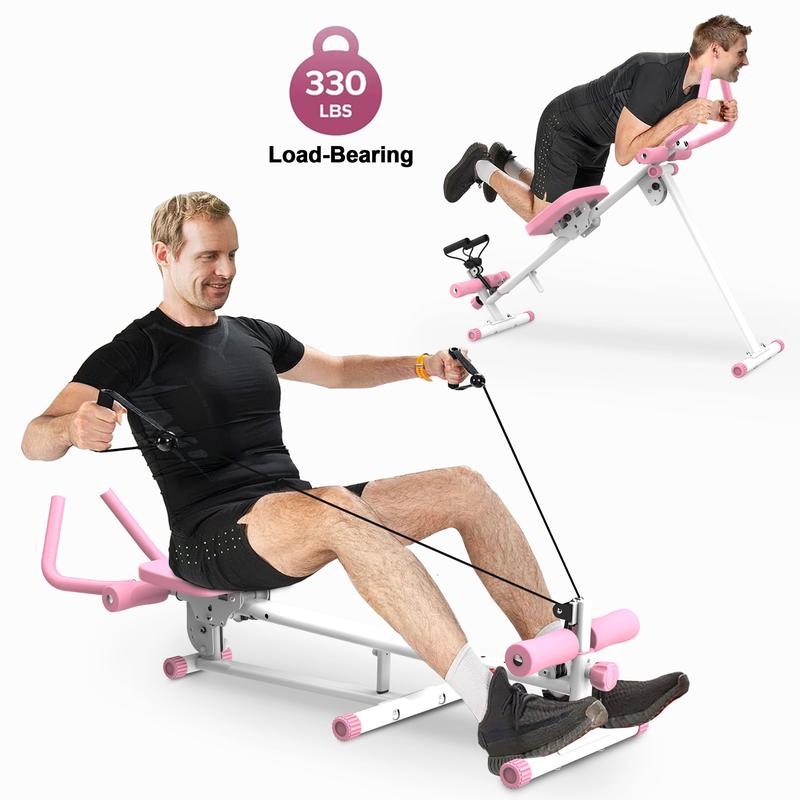 SAYGOGO 4-in-1 Ab Workout Exercise Equipment - Rowing Machine, - TikTok ...