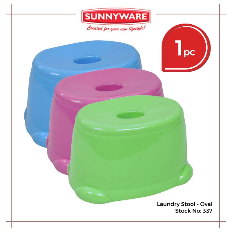 1pc Laundry Stool - Oval [Sunnyware 337] | Plasticeware | Householdware ...