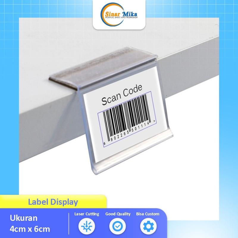 Label Display Harga Akrilik/Price tag minimarket - Shop | Tokopedia