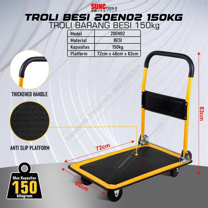 Promo Troli Lipat Serbaguna Troli Besi Trolley Lipat Trolly Barang ...