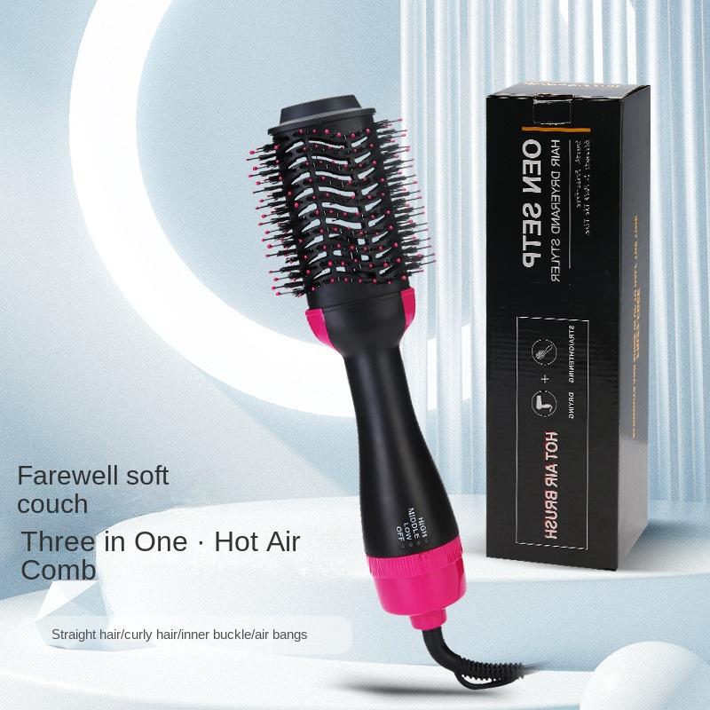 High Power 3-in-1 Electric Hair Comb – Dryer, Curler & Straightener ...