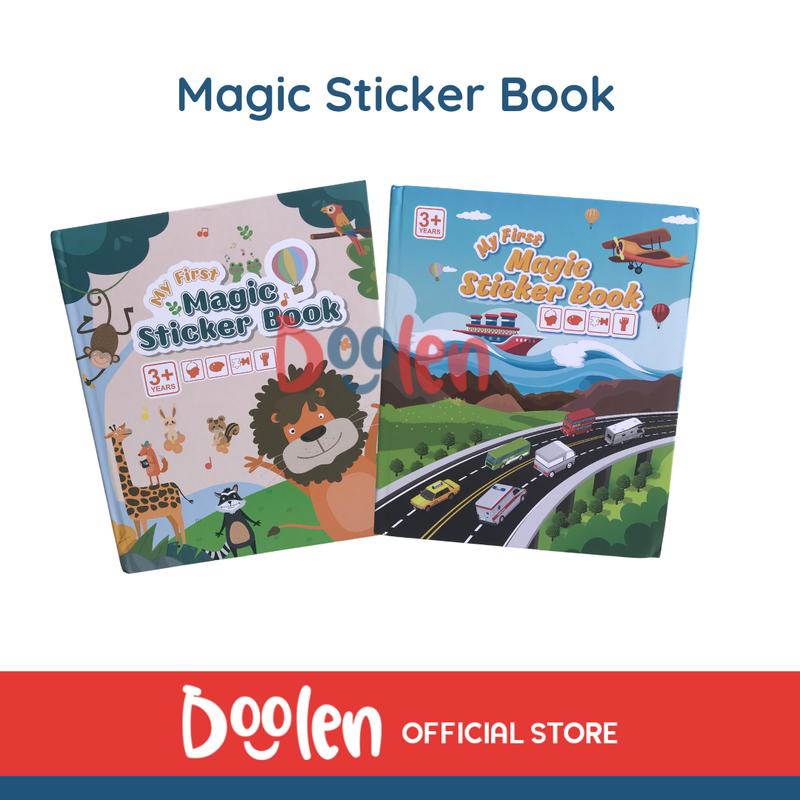 Magic Sticker Book / Buku Stiker Edukasi Mainan Anak / Maina - Shop ...