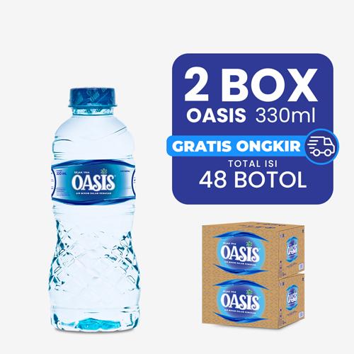 2 Box Oasis Botol 330ml (Isi 48 Botol) Water - Shop | Tokopedia