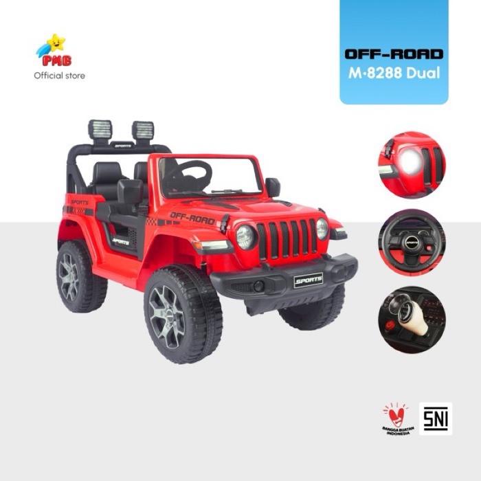 Jual MOBIL AKI PMB M8288 JEEP DUAL OFF ROAD - Hijau - Kota Pekanbaru ...