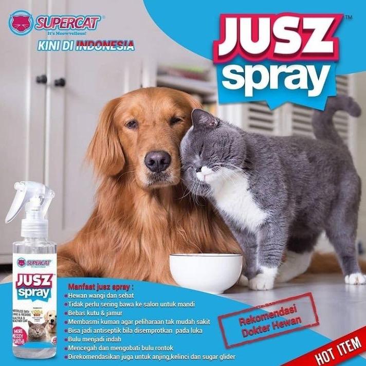 Jusz Spray supercat untuk mengobat semua masalah kucing dan anjing ...