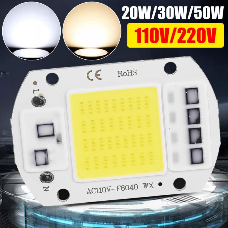 COB LED Home Lamps Chip 10/20/30/50W Bulb High Power Smart Flood Spot ...