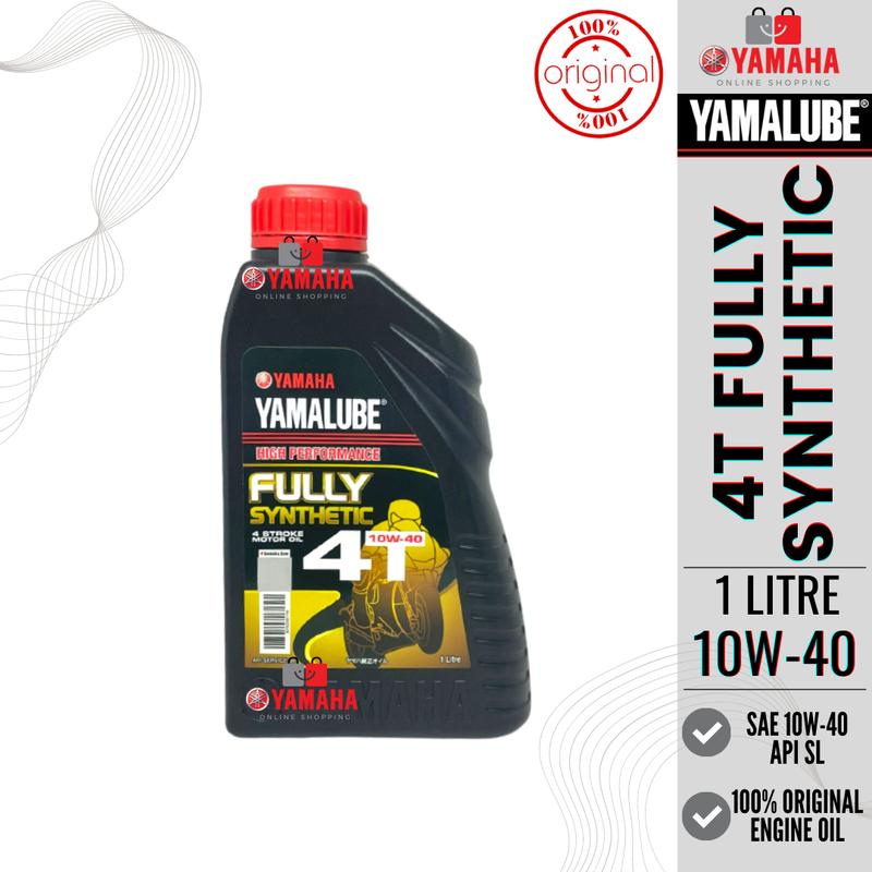 YAMALUBE 4T 10W-40 1LITER FULLY SYNTHETIC 1 LITER 90793-AH408 ENGINE ...