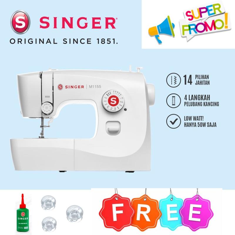 Mesin Jahit Singer M1155 Otomatis - Shop | Tokopedia