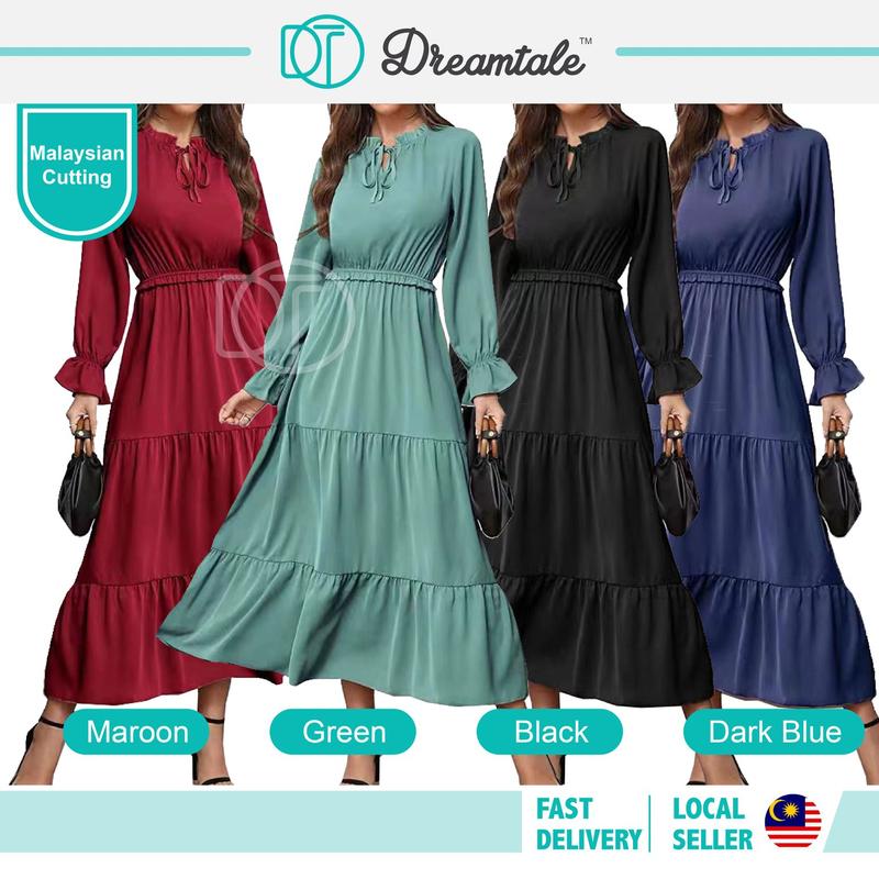 Dreamtale Abaya Dress Wanita Dress Bertingkat Dreamtale Zareen Muslimah ...