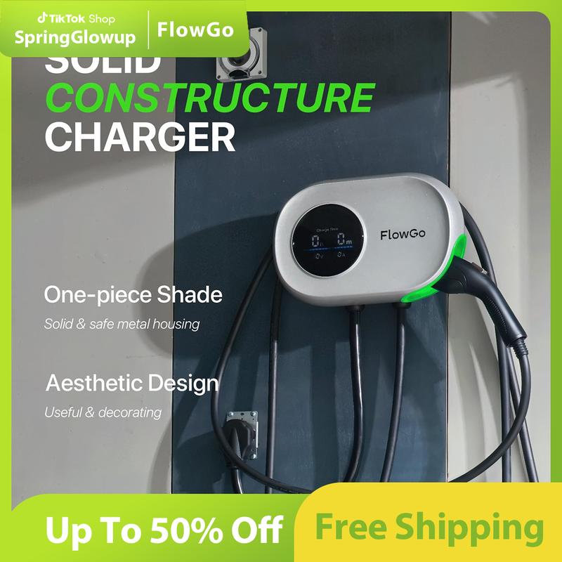 [Mother's Day]Flowgo Level 2 EV Charger 40A Smart Electric Car - TikTok Shop