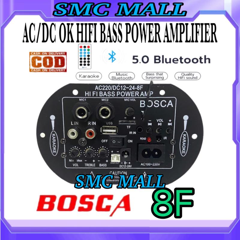 BOSCA 8F OK HIFI BASS POWER AMPLIFIER Board AC 220V DC 12V/24V - TikTok ...