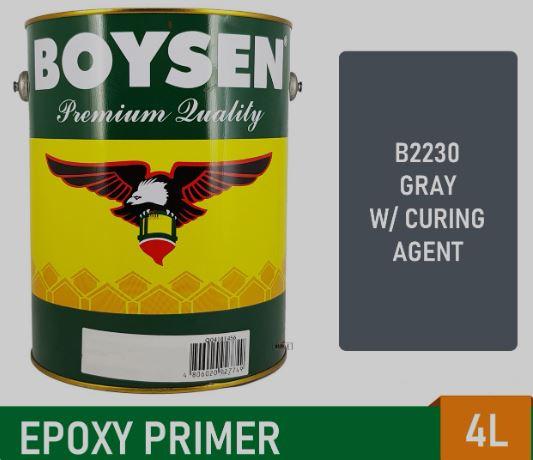 BOYSEN EPOXY PRIMER GRAY 4L WITH CURING AGENT - TikTok Shop Philippines