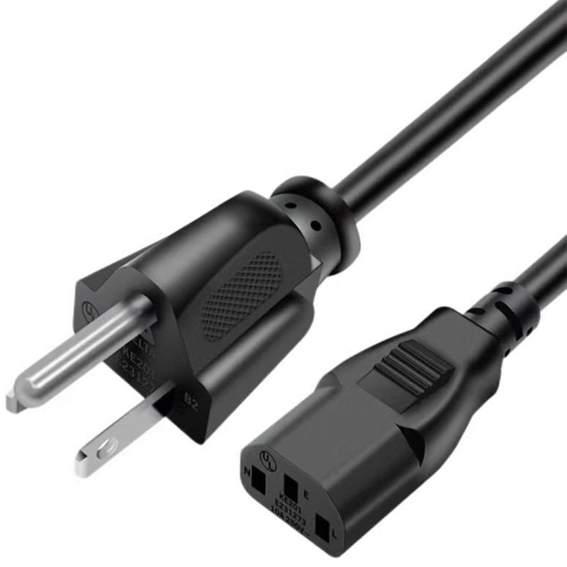 1.2m US Power Cable Euro Plug IEC C13 AC Power Supply Cable Extension ...