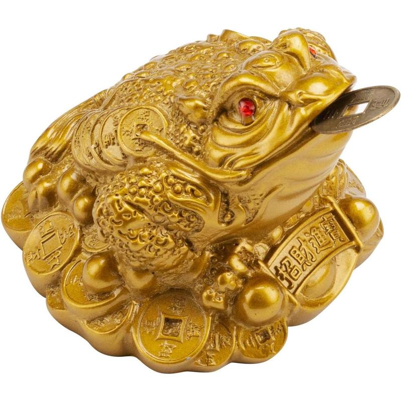 Feng Shui Frog, Lucky Toad Decorations,Ideal for Attractin - TikTok Shop