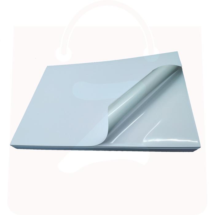 Jual Stiker Plastik Vinyl Tahan Air Jet Matte Putih A4 20 Lembar ...