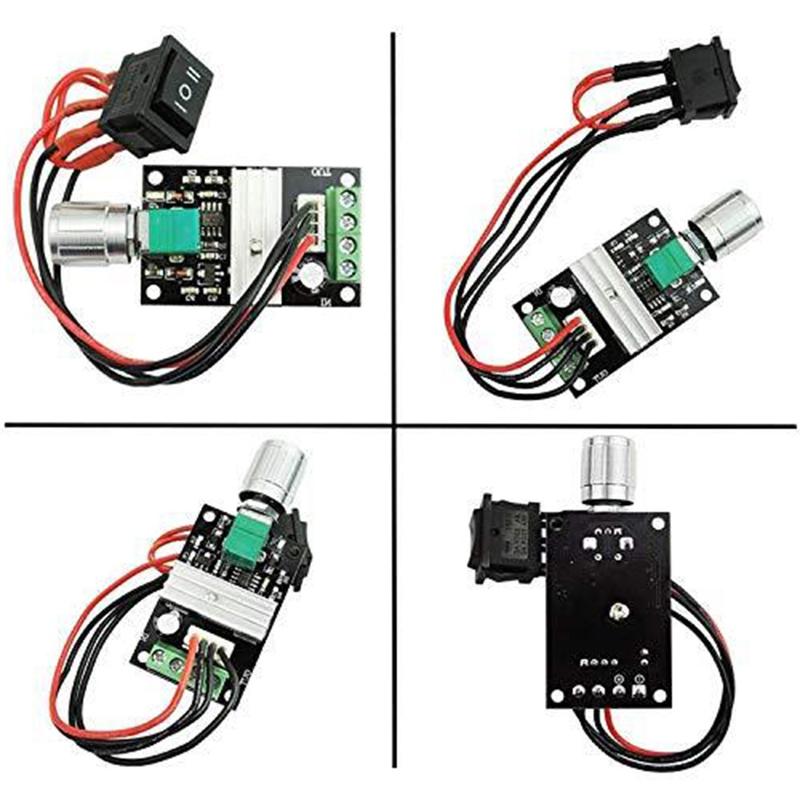 Pengawal Kelajuan Motor, DC 6V-28V, Pemacu PWM Boleh Laras 3A, - TikTok ...
