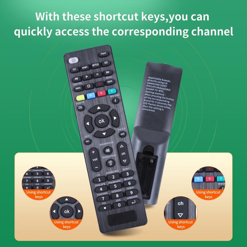 New Universal Replacement TV Remote Control - Compatible wit - TikTok ...