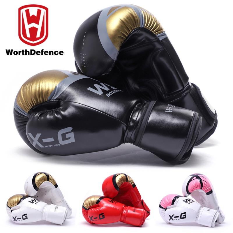 Kick Boxing Gloves for Men Women PU Karate Muay Thai Guantes - TikTok ...