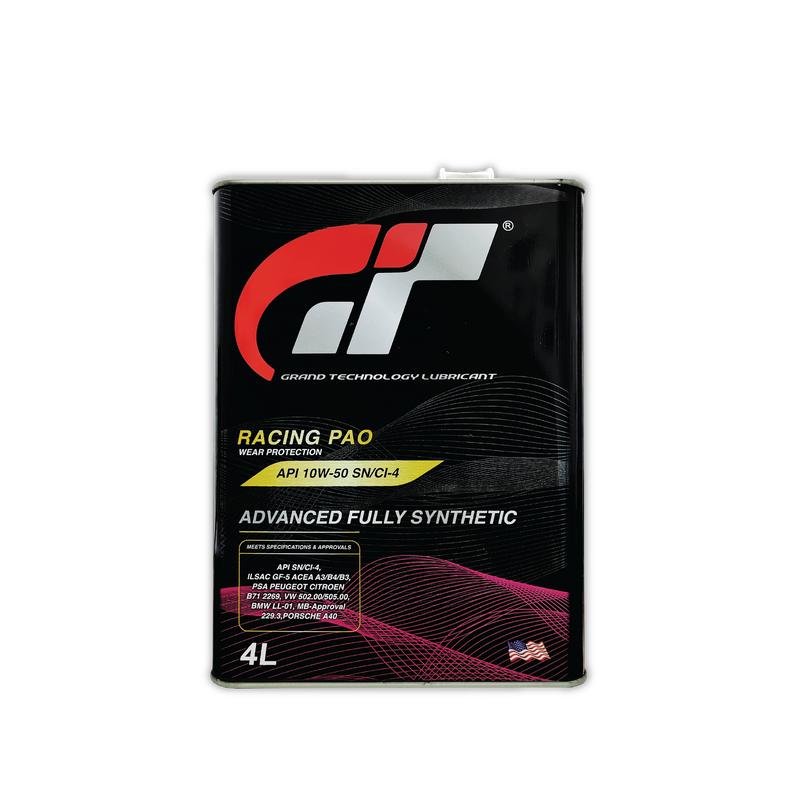 GT RACING 10W50 Fully Synthetic Engine Oil Racing Pao SN/CI4 - TikTok ...