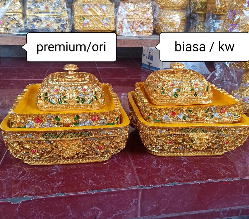 Bokor kotak oval susun 1 kwalitas biasa 28cm bokor pajegan bali - Shop ...