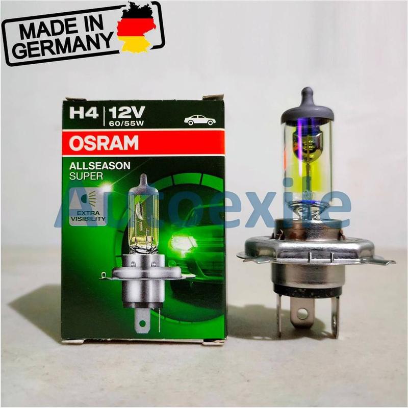 Osram All Season Super H4 12V 60/55W ALS Kuning Rainbow Made - Shop ...