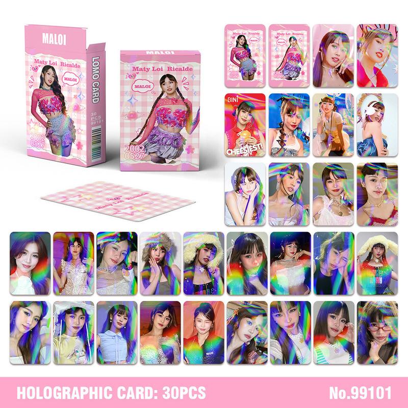 BINI Lomo Cards 30 Pcs Jollibini Photocards Mikha Holographi - TikTok ...