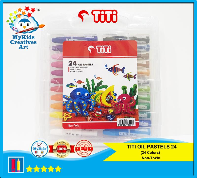TITI OIL PASTELS 24 COLORS (KOREA) NON TOXIC) - TikTok Shop Malaysia