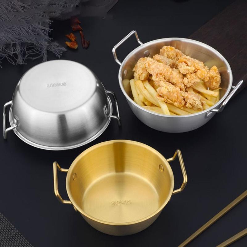 Mangkuk masakan Korea dalam keluli tahan karat 304, pinggan mangkuk ...