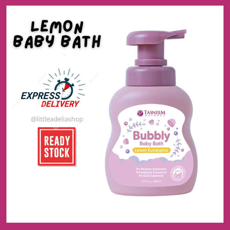 Tasneem Baby Bath - Lemon 300ml Sabun Bayi Body Wash Baby Hair - TikTok ...