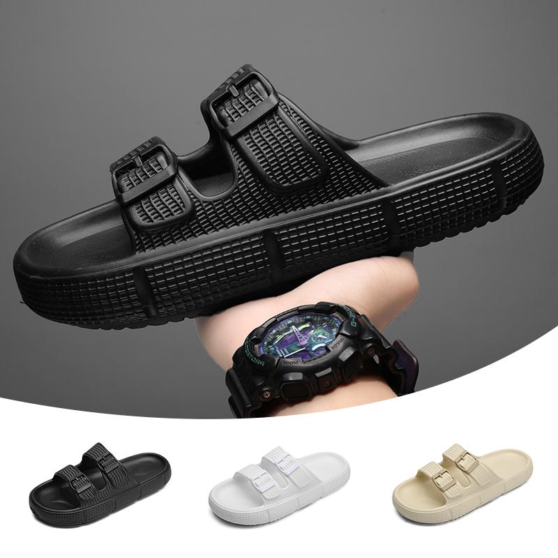 Fashion Couple Slippers Comfort Thick Outdoor Slippers Size 36-45 ...