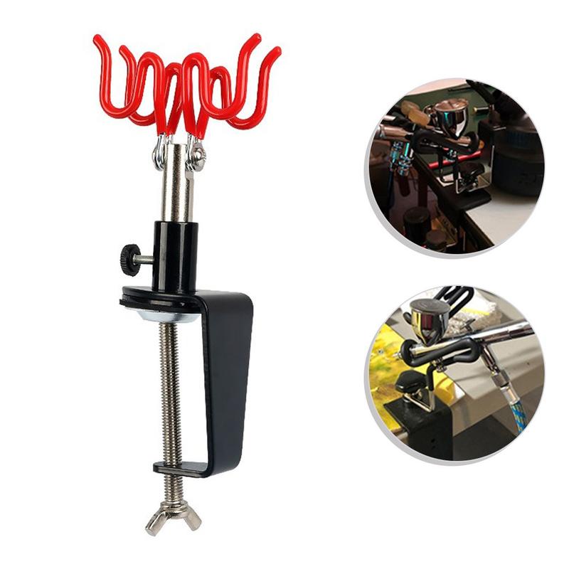 Airbrush Holder Stand Clamp Airbrush Bracket Tool Clamp-on Rack ...