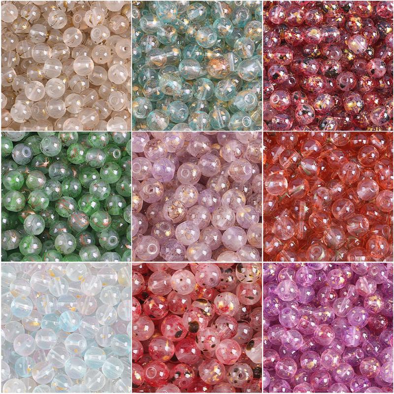 Manik Kaca Dwi Warna Kecerunan, 8mm dan 10mm, Manik Pengatur - TikTok ...