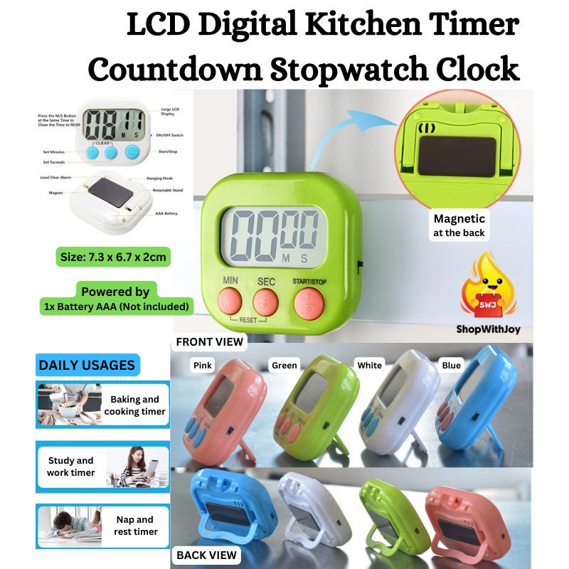 【ShopWithJoy】LCD Digital Kitchen Timer Cooking Baking Oven Timer ...