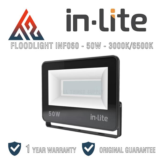 Jual Inlite INF060 FloodLight LED Lampu Sorot 50W Putih / Kuning - In ...
