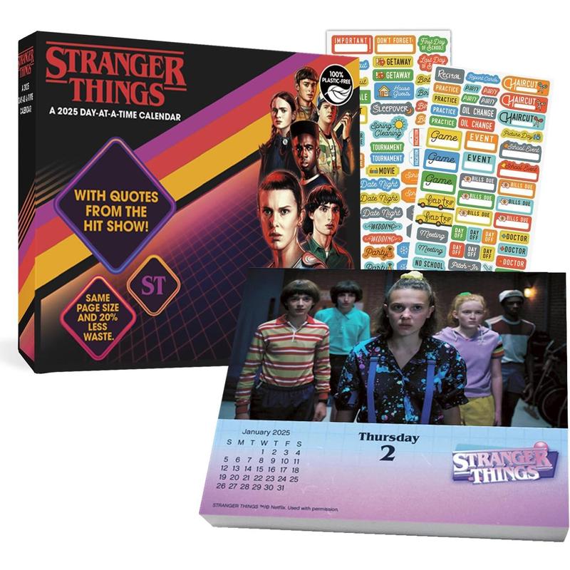 Stranger Things Calendar 2025 - Deluxe 2025 Stranger Things Day ...