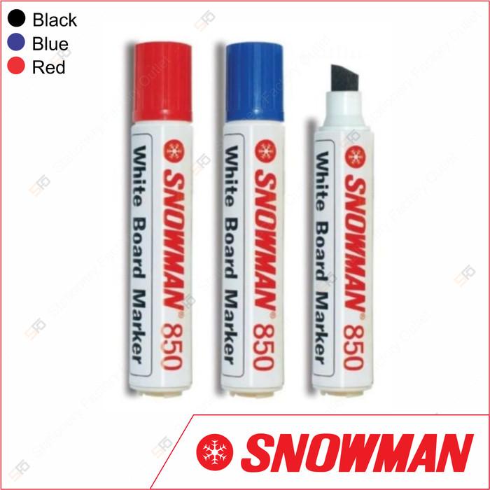 Jual Spidol Whiteboard Snowman Jumbo 850 - Merah - Kota Semarang ...